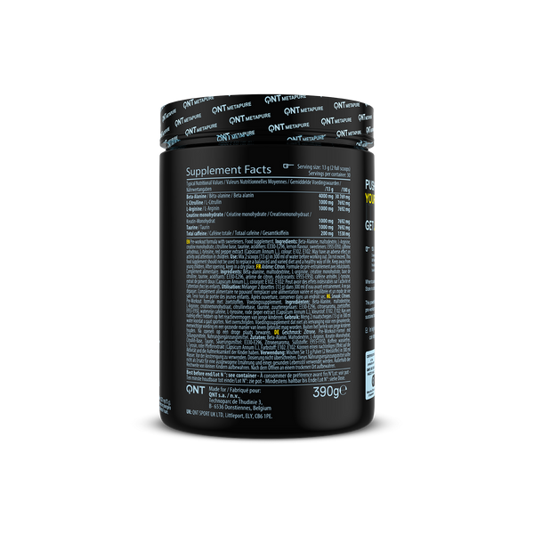 Pre-Workout Metapure Overdrive 390 Grs – QNT Perú